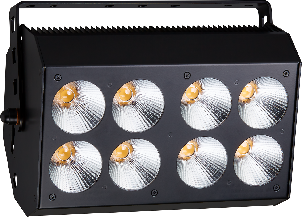 ARC PRO HARD WIRED 8 CELL 100-277V 3000K/24 DEGREE BLACK